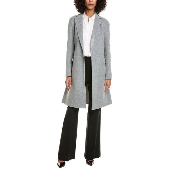 Theory | Jackets & Coats | Theory Womens Belted Wool Coat | Poshmark